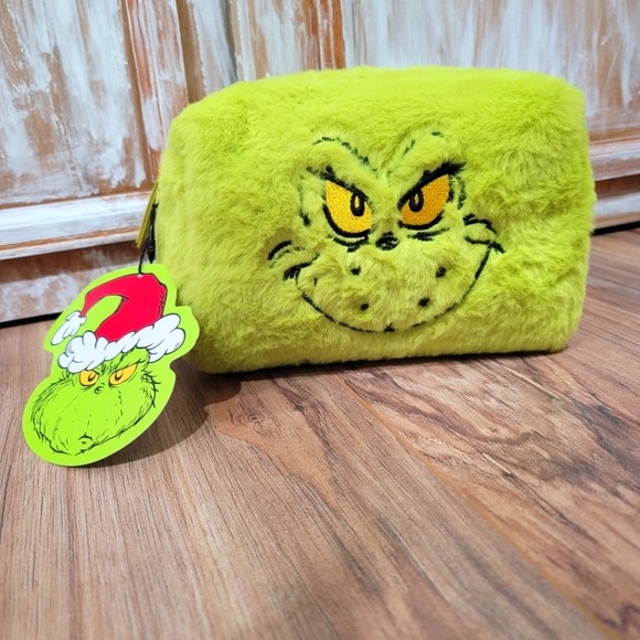 Dr. Seuss | Bags | Dr Seuss The Grinch Cosmeticmultipurpose Bag | Poshmark